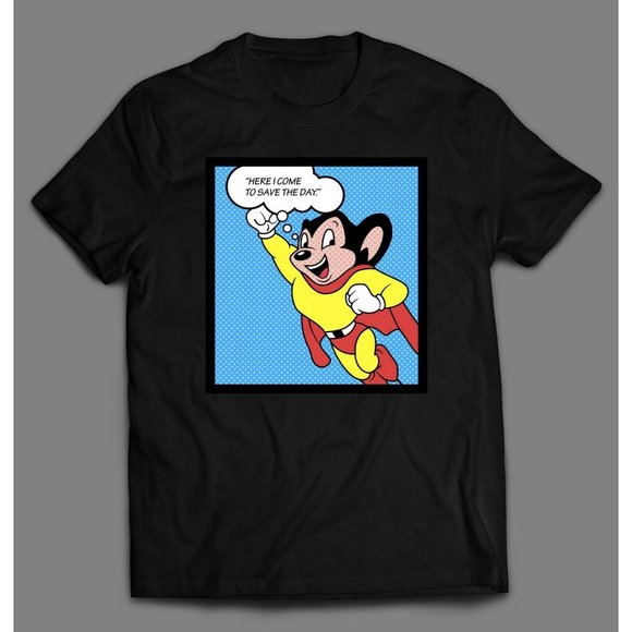 Next Level Apparel | Shirts | Vintage Mighty Mouse Pop Art Custom ...